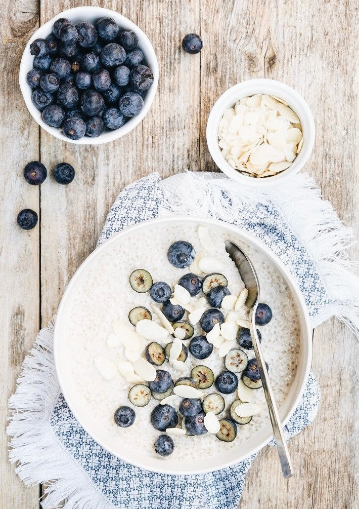 FANCY FOOD: porridge di quinoa con mirtilli e mandorle! – Befancyfit